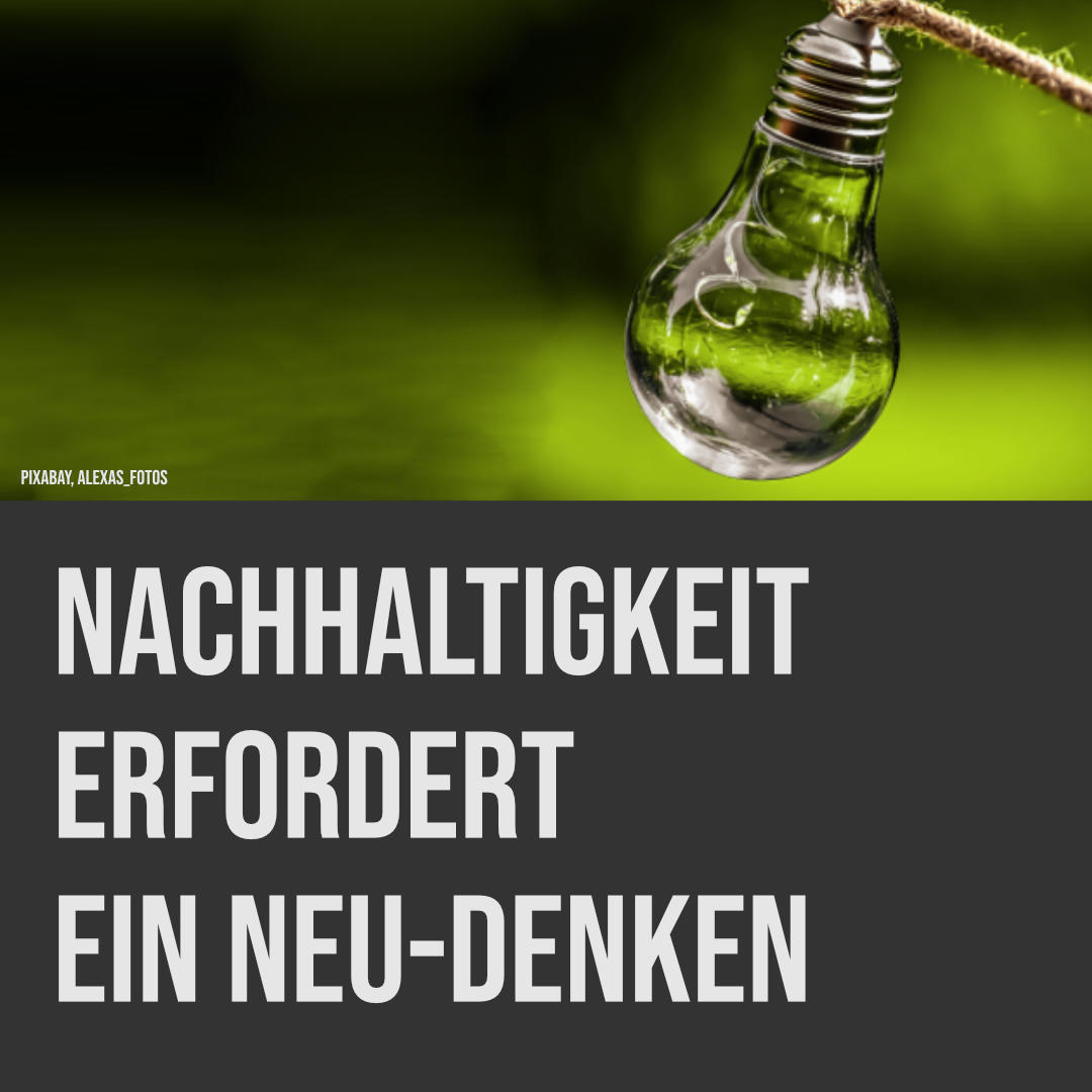 Nachhaltigkeit erfordert ein Neu-denken - BusinessVillage - Verlag für ...